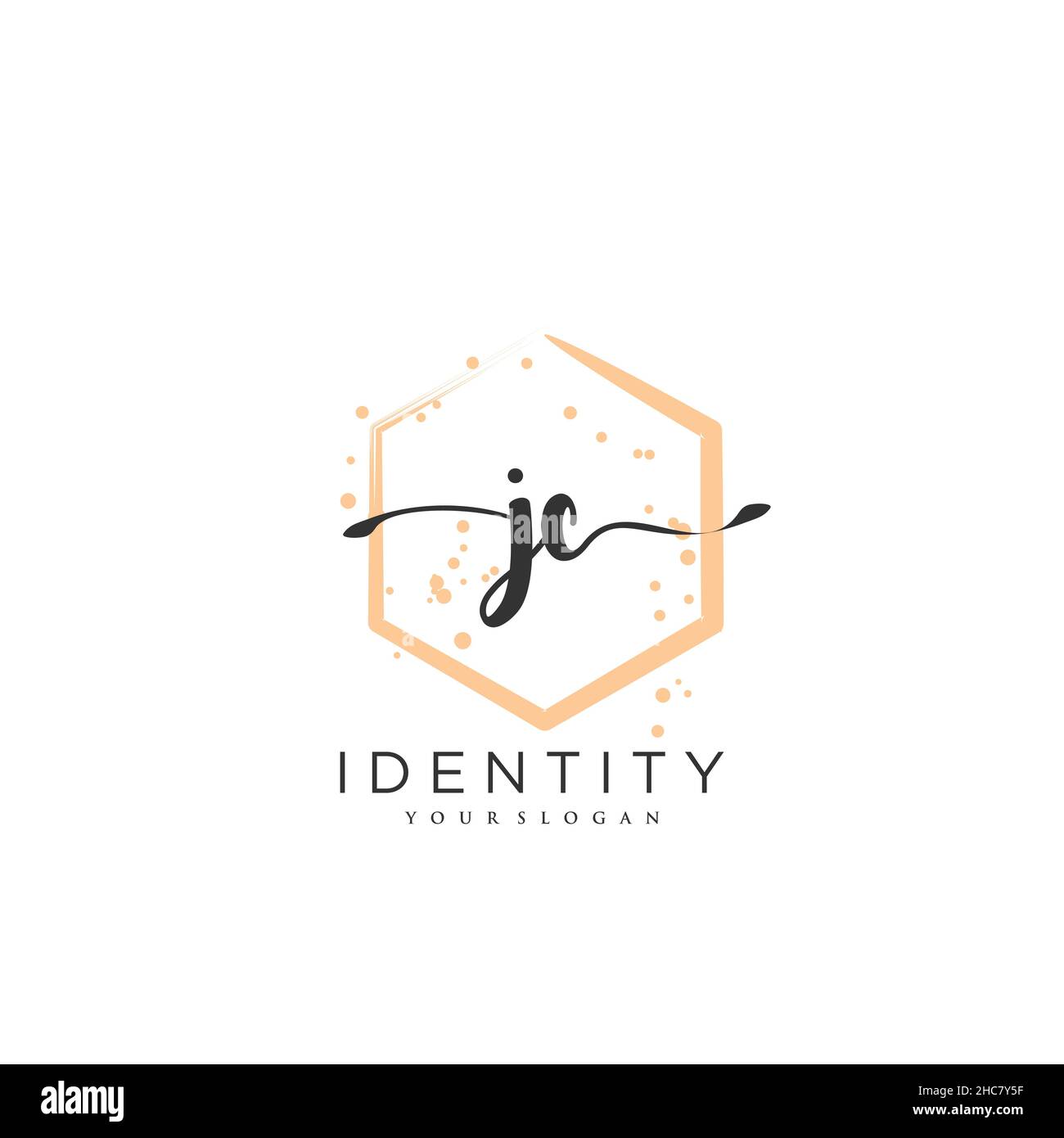JC Handwriting logo vector art of initial signature, wedding, fashion ...