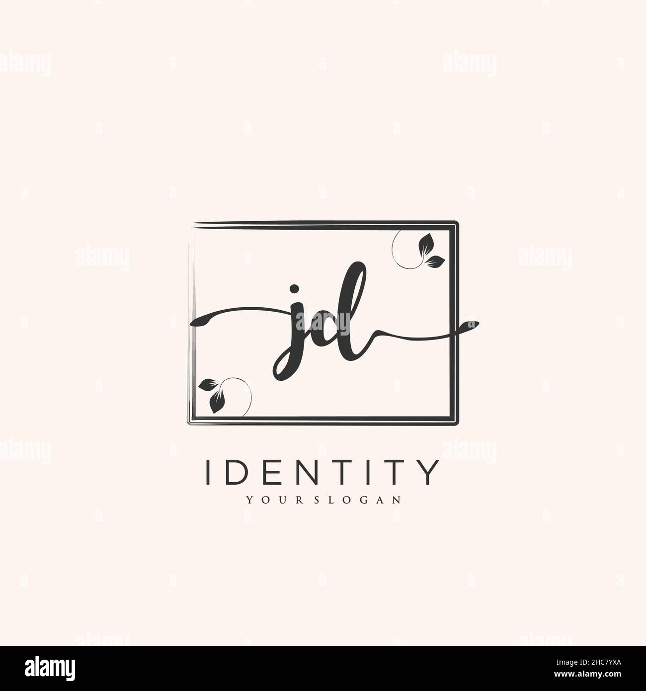 JD Handwriting logo vector art of initial signature, wedding, fashion ...