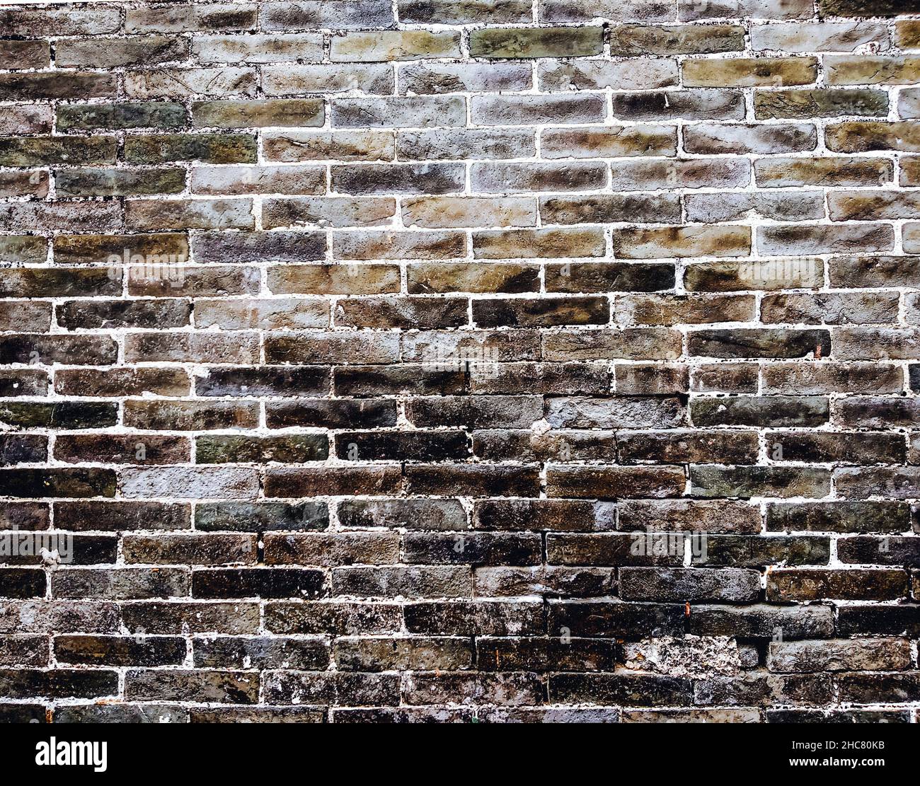 Old rustic brick wall natural texture of wall for abstract background ...