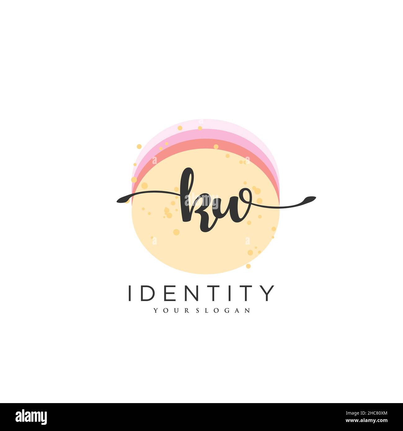 Initial kw Cut Out Stock Images & Pictures - Alamy