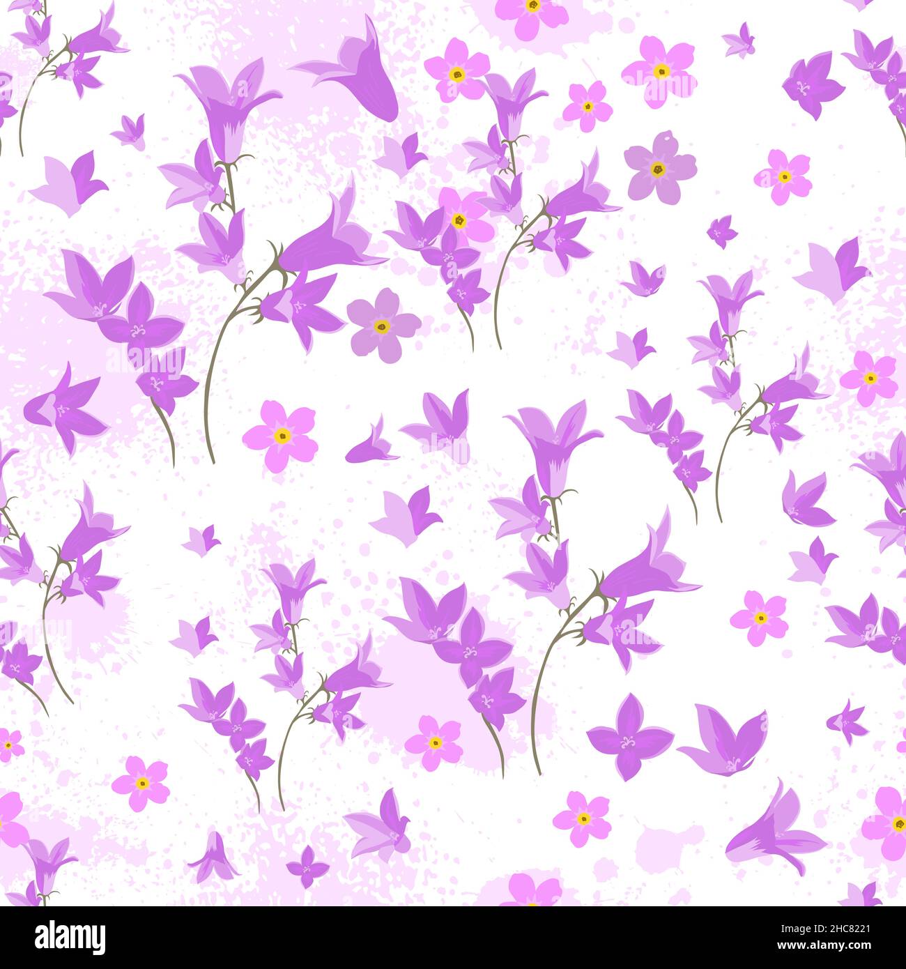 Wildflower bells Stock Vector Images - Alamy