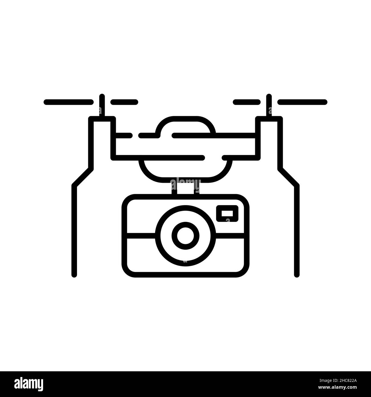 Drone carrying a camera. Aerial photography and surveillance. Pixel ...