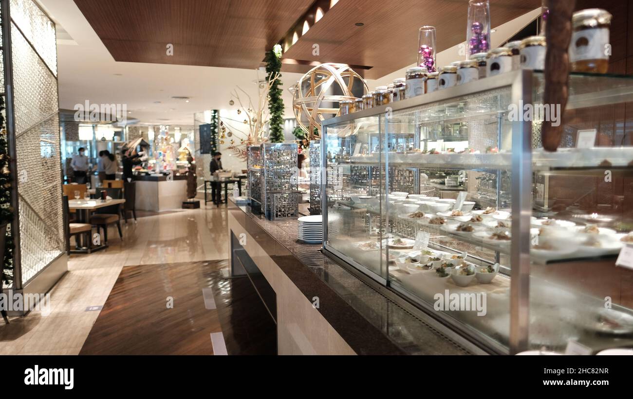 InterContinental Bangkok Espresso Cafe International Lunch Buffet Stock ...