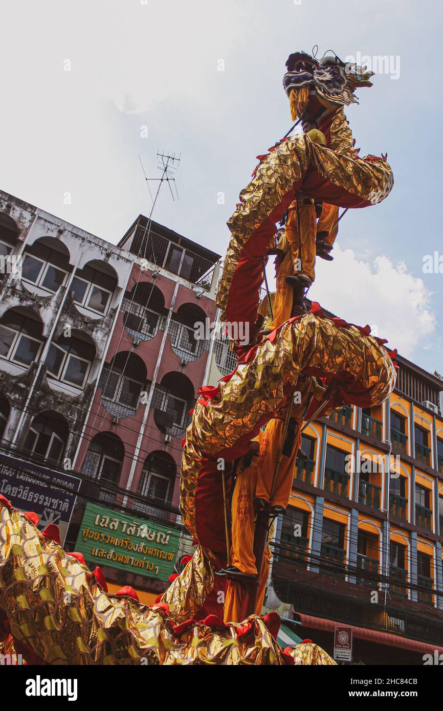 Dragon costume closeup hi-res stock photography and images - Alamy