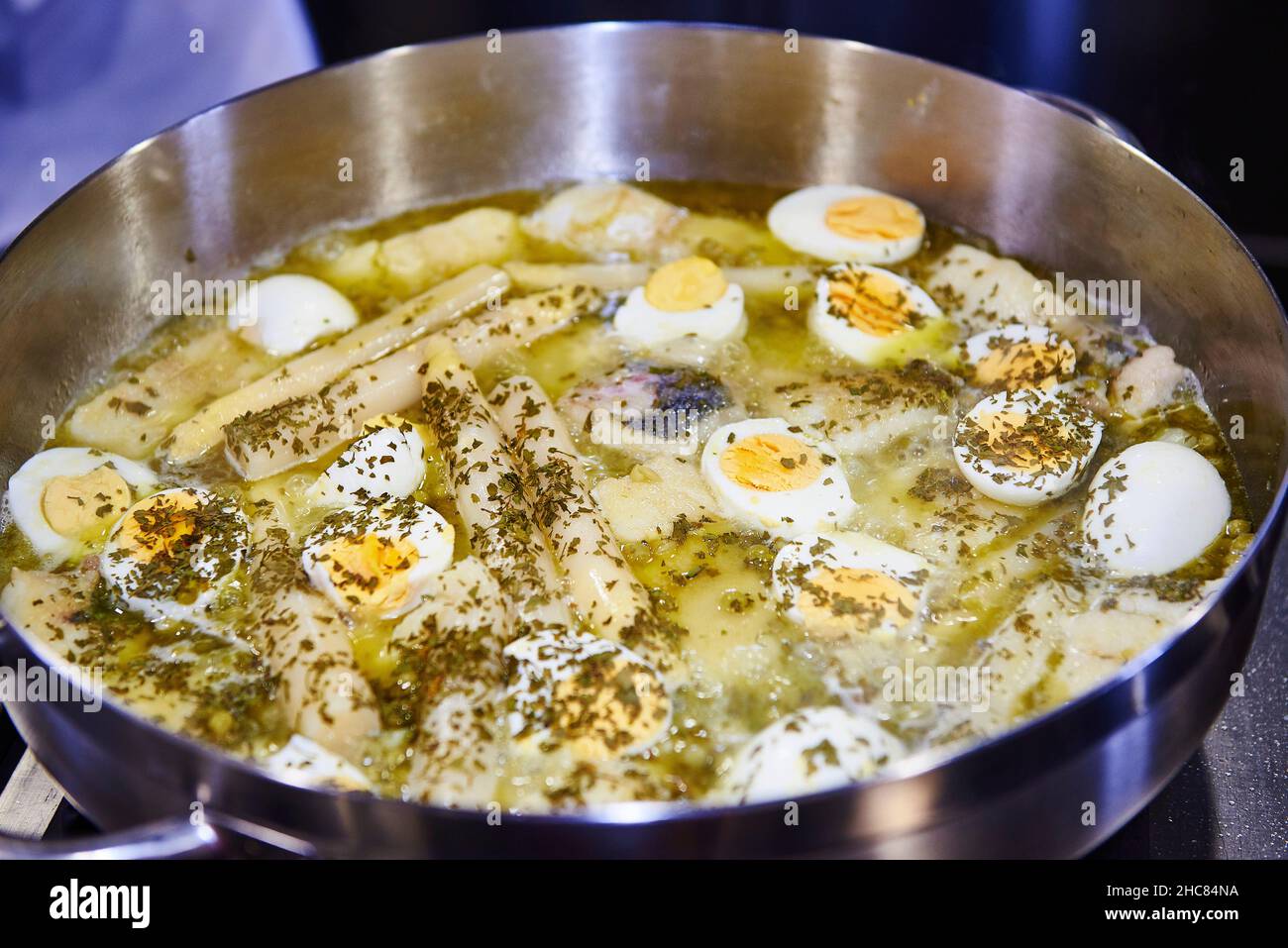 Hake seafood casserole hi-res stock photography and images - Alamy