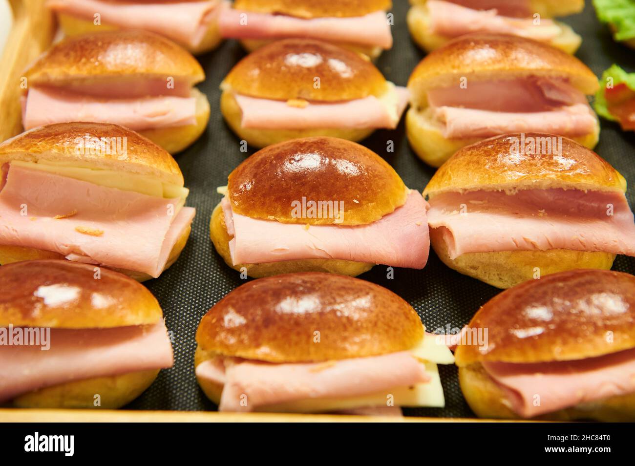 Open ham sandwich Stock Photo - Alamy