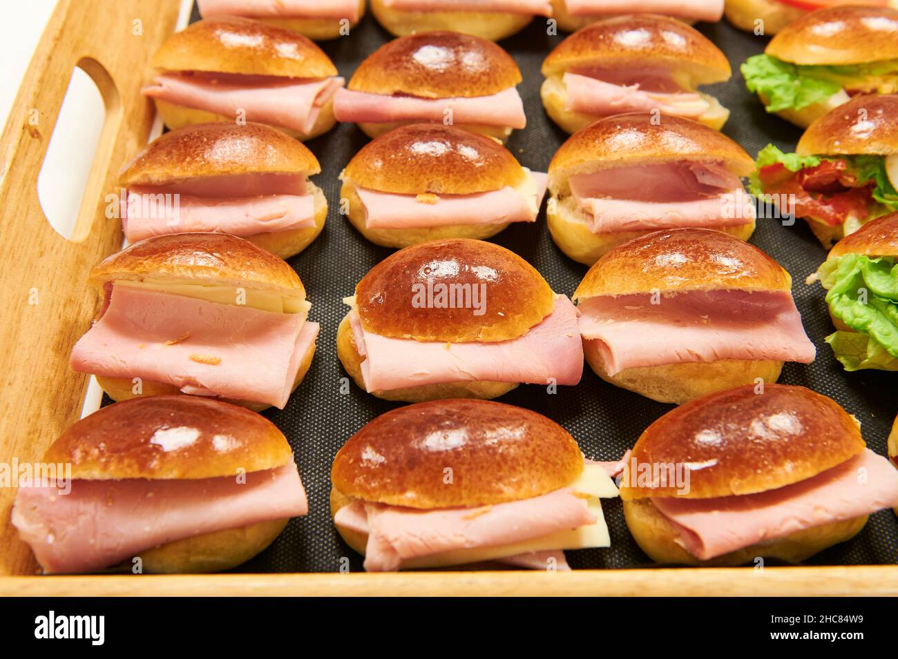 Open ham sandwich Stock Photo - Alamy