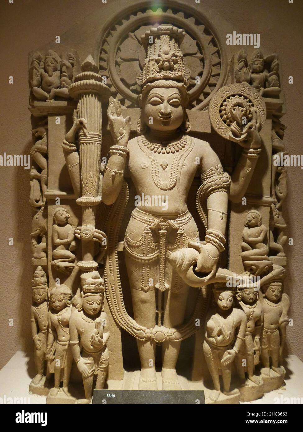 Beautiful sculpture, Government Museum, Mathura Stock Photo - Alamy