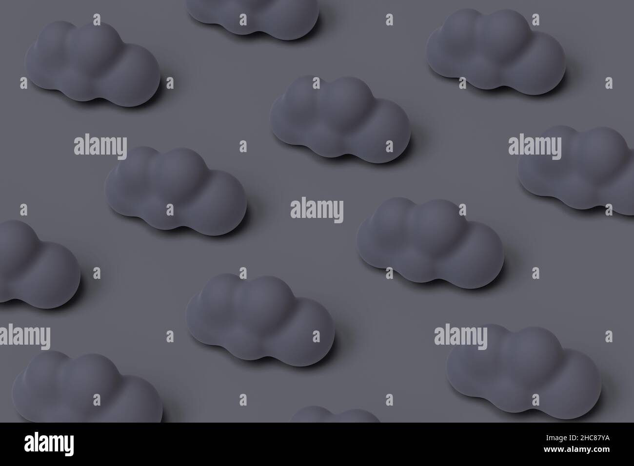 Dark clouds pattern background. 3D illustration Stock Photo - Alamy