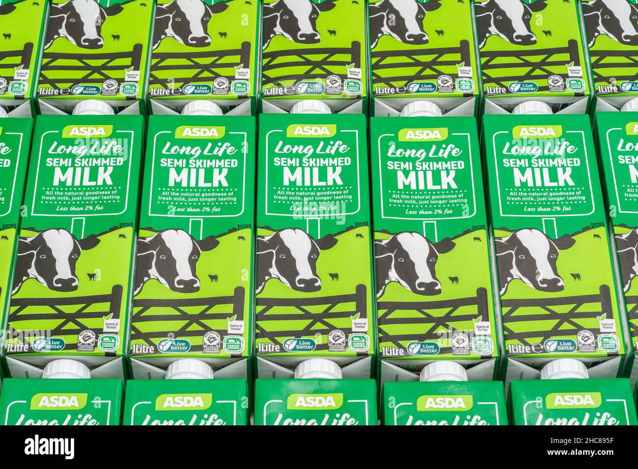 Semi skimmed milk asda hi-res stock photography and images - Alamy