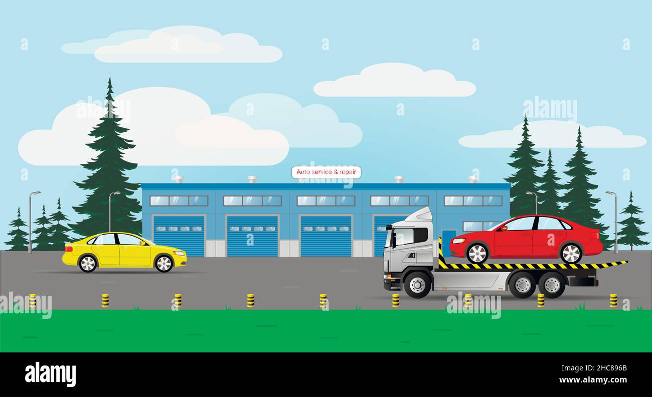 Faulty car Stock Vector Images - Alamy