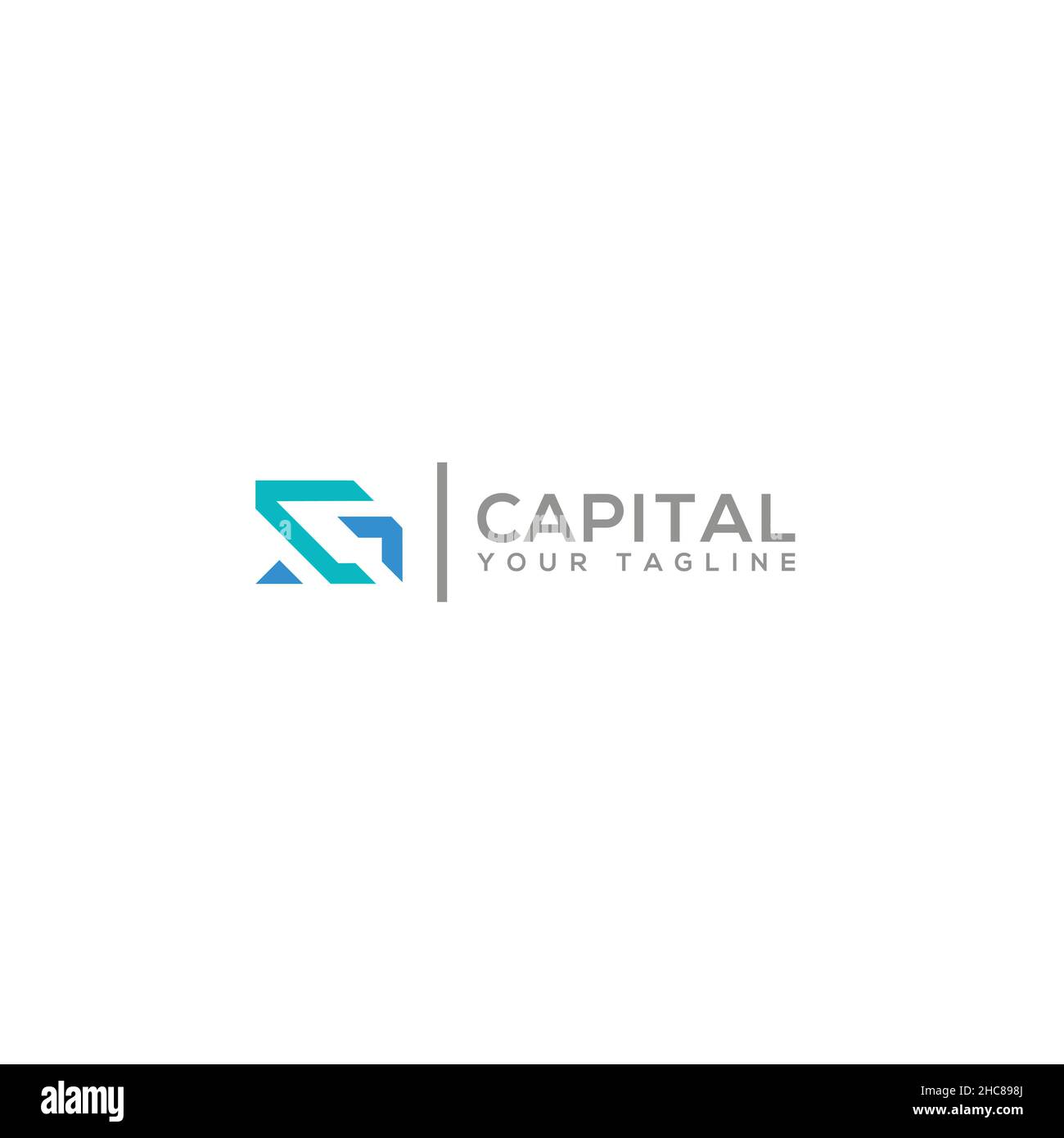 Minimalist design initial C Capital logo design Stock Vector Image ...