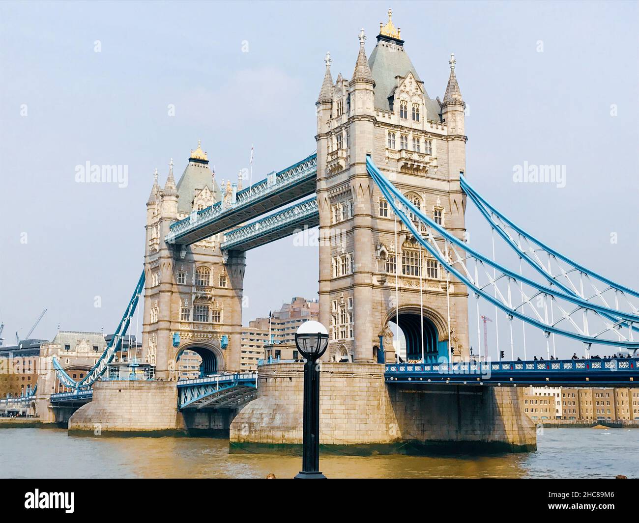 View to the London Tower Bridge Stock Photo - Alamy