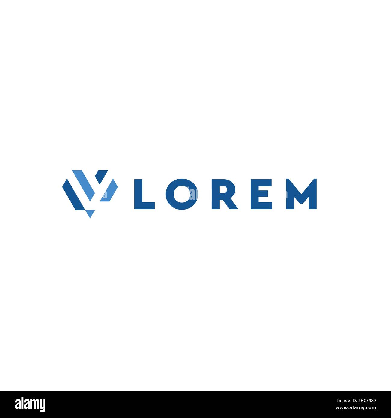 Minimalist design Lorem room simple logo design Stock Vector Image ...
