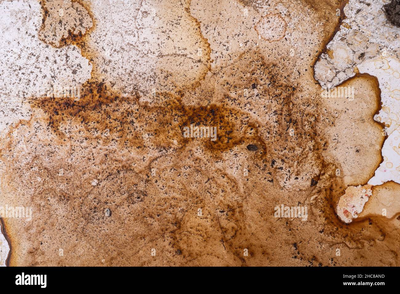 texture of a dirty stain on the surface of a gas stove Stock Photo - Alamy