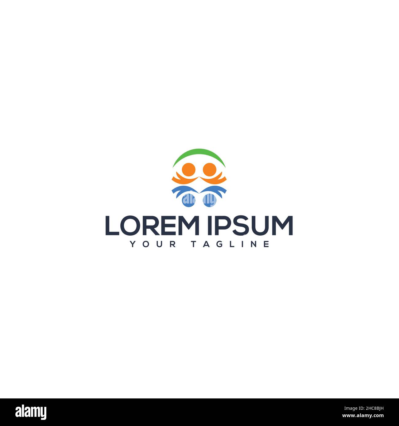 Minimalist design Lorem Ipsum simple logo design Stock Vector Image ...