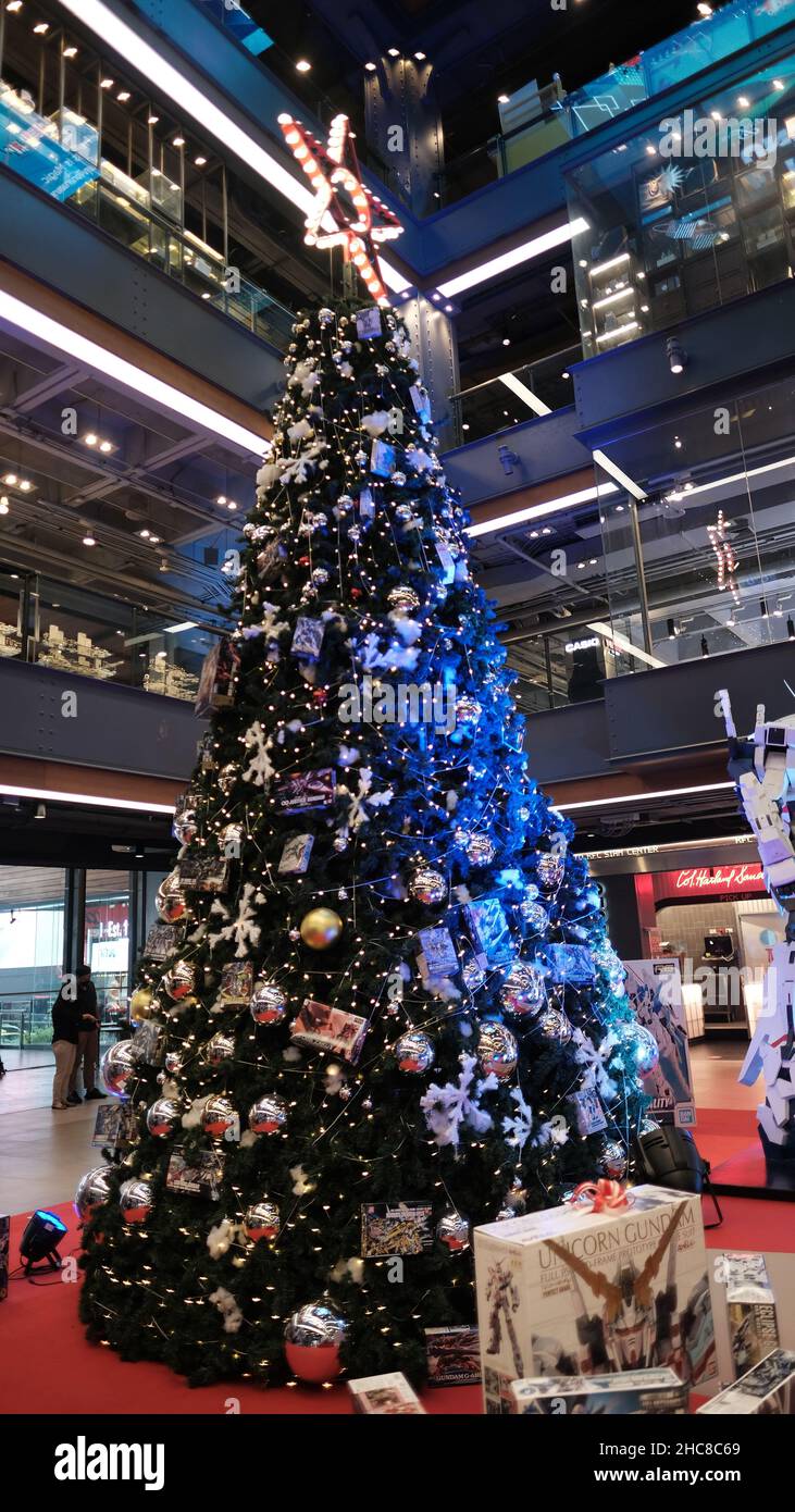 Siam Center Shopping Mall Christmas Decorations Bangkok Thailand Stock ...
