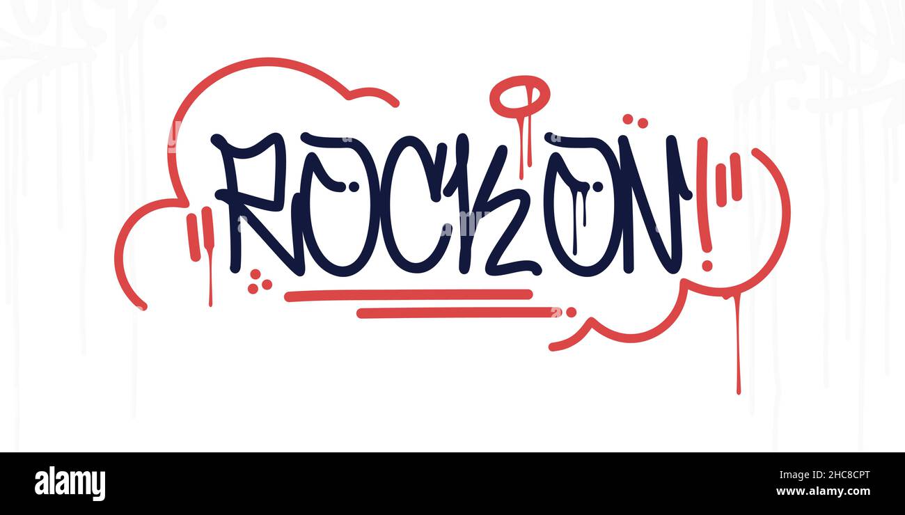 Simple Abstract Hip Hop Hand Written Urban Street Art Graffiti Style ...