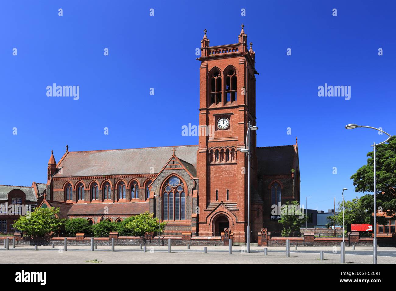 St Paul's Church, Widnes town, Cheshire, England, UK Stock Photo - Alamy