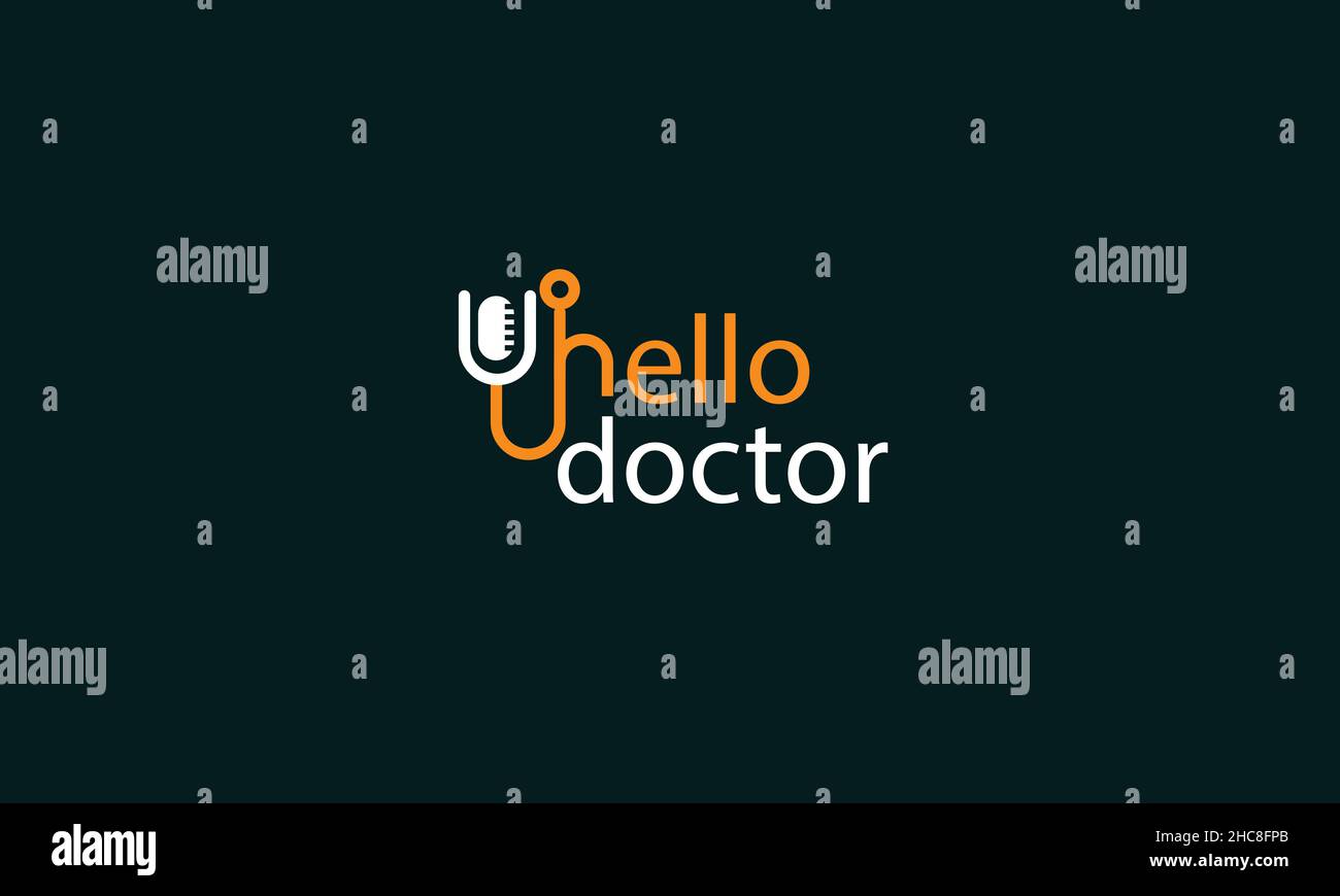 Vector design illustration doctor Stock Vector Images - Alamy