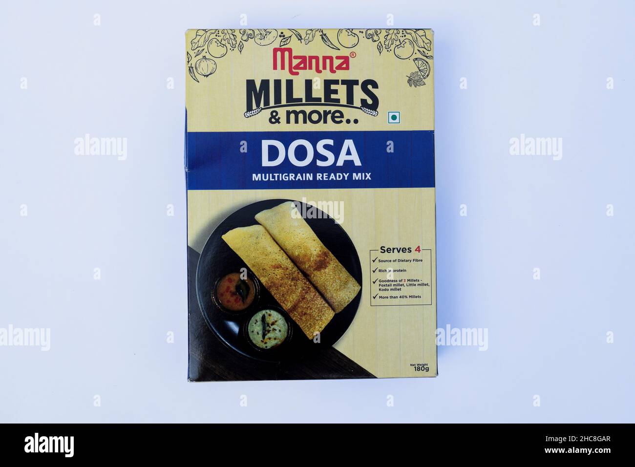 Manna brand Instant Multigrain millet dosa Ready mix. Easy to cook ...