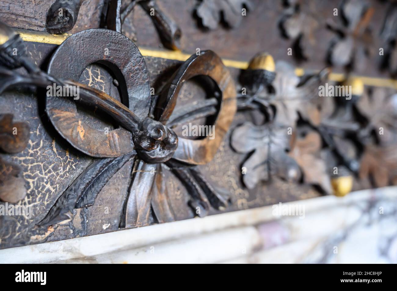 Hanbury Hall, National Trust House and Garden Stock Photo - Alamy