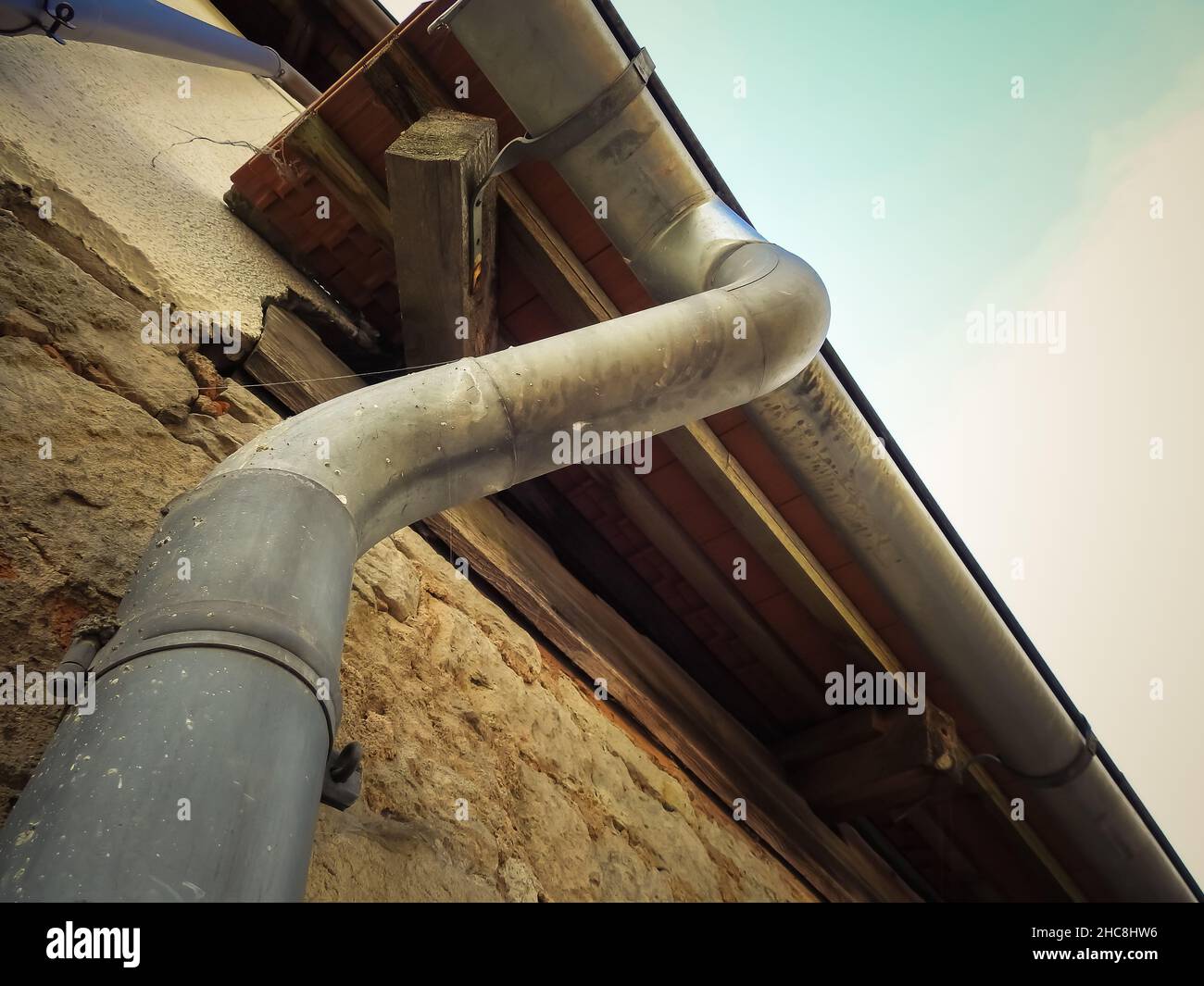 House drainage system hi-res stock photography and images - Alamy