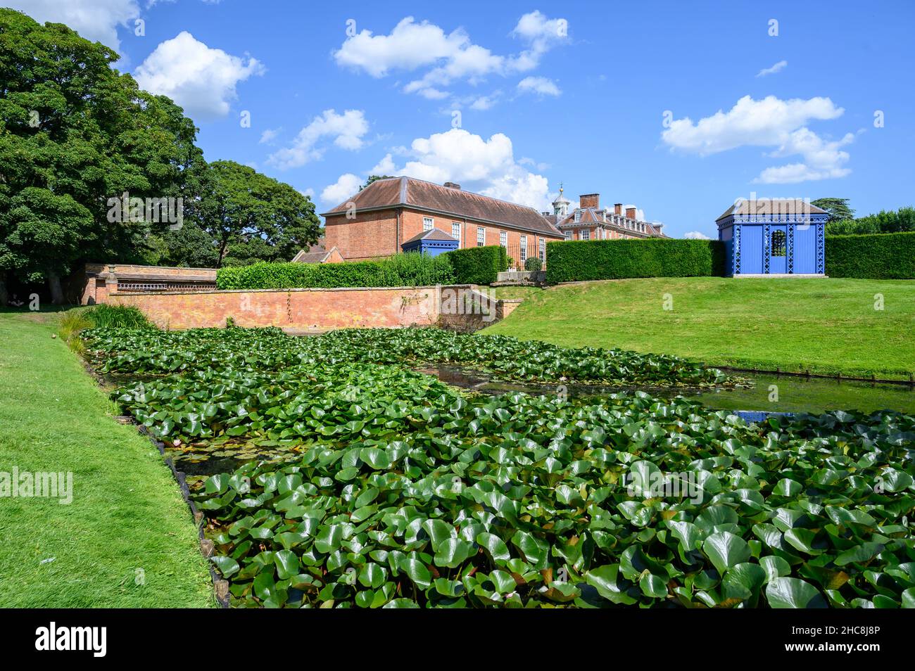 Hanbury Hall, National Trust House and Garden Stock Photo - Alamy