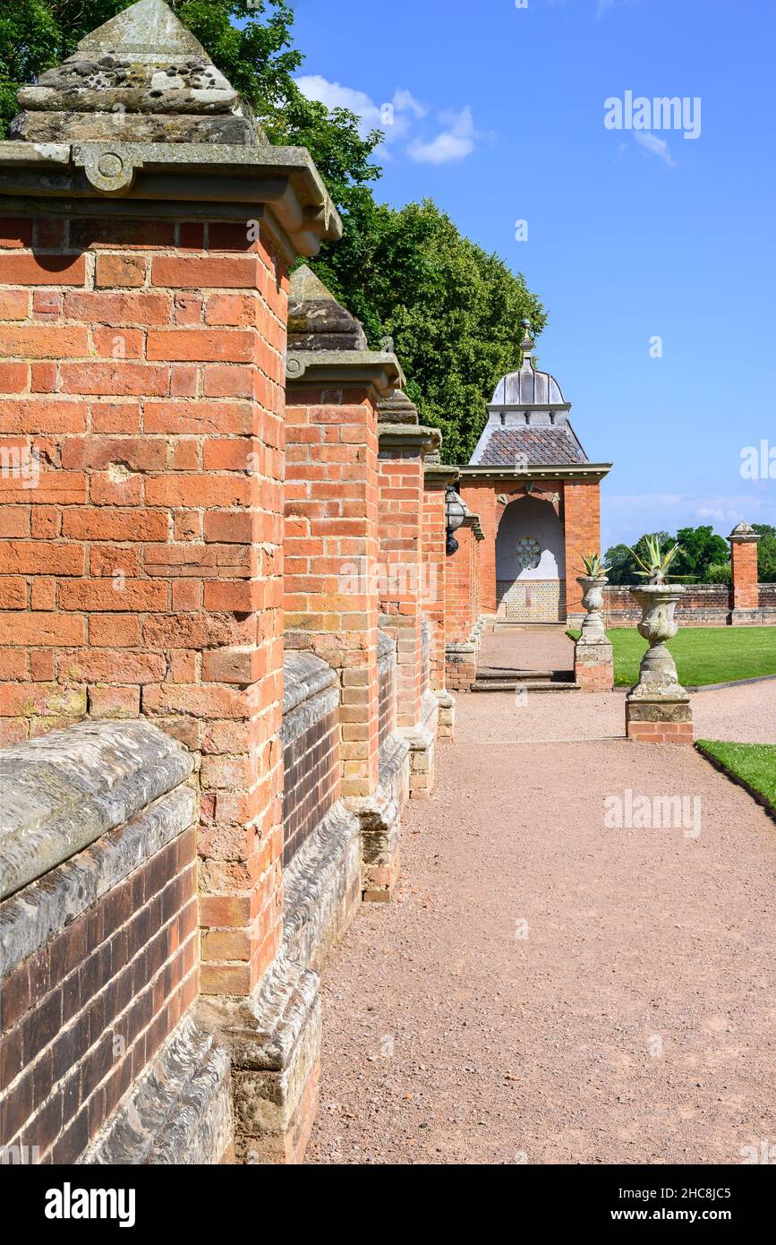 Hanbury Hall, National Trust House and Garden Stock Photo - Alamy
