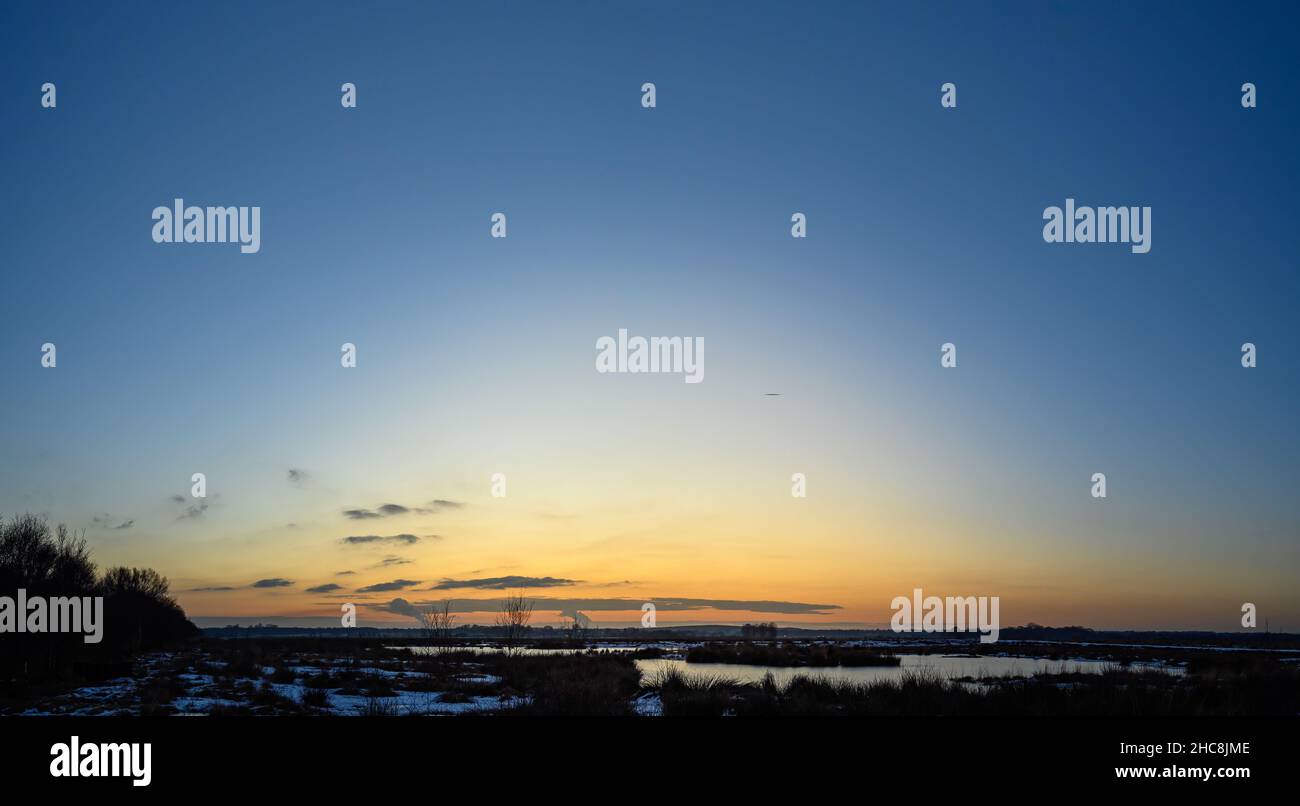 Chat Moss wetlands, Irlam, Salford, Manchester Stock Photo - Alamy