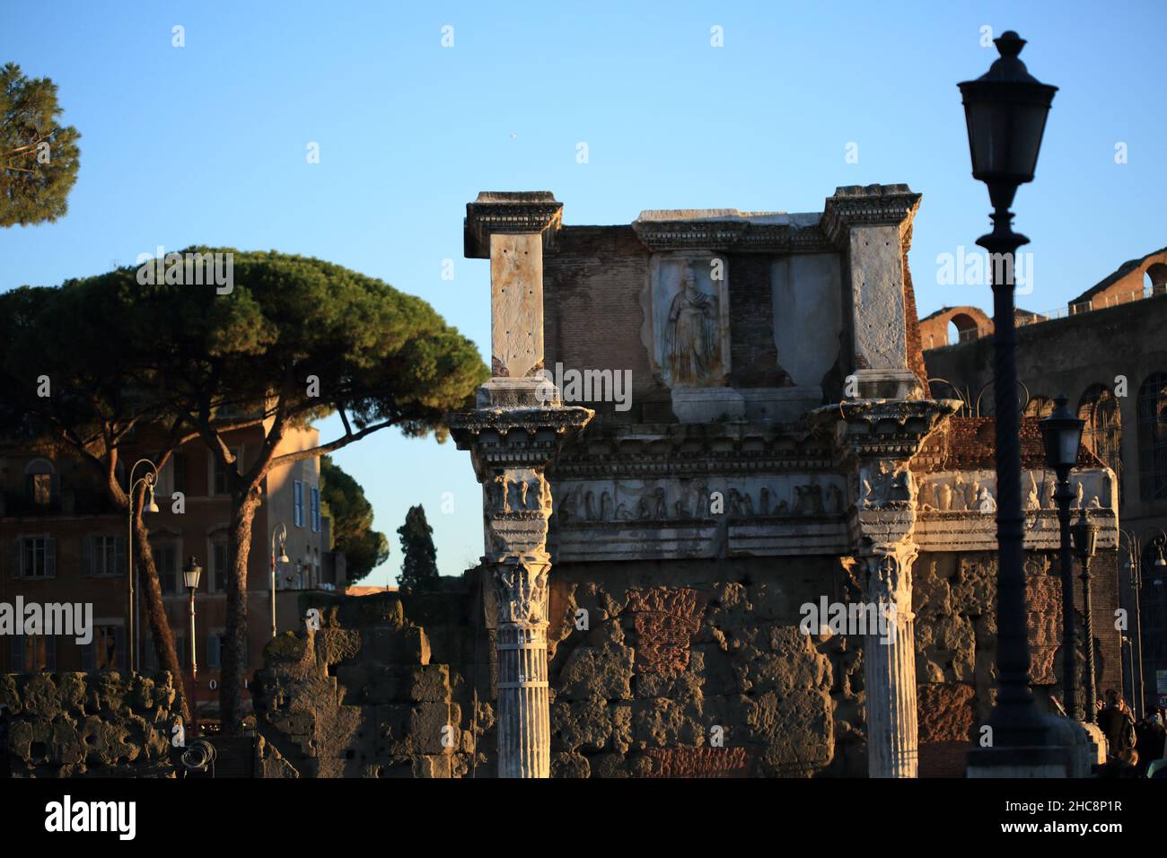 Fori Romani, The Roman Forum Stock Photo - Alamy