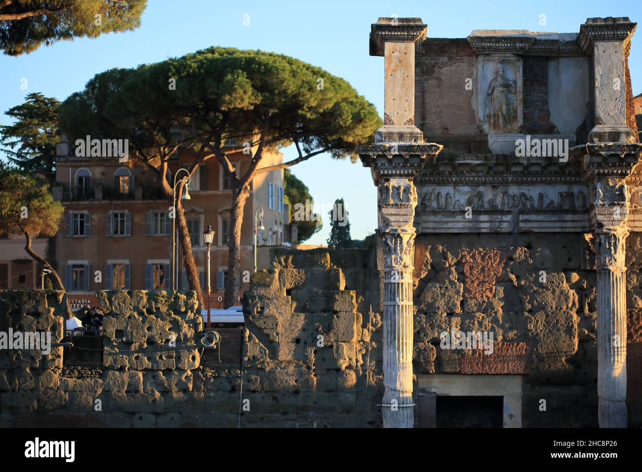 Fori Romani, The Roman Forum Stock Photo - Alamy