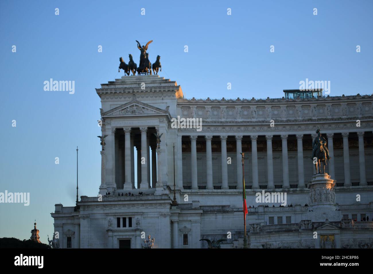 Victor Emmanuel II Monument Stock Photo - Alamy