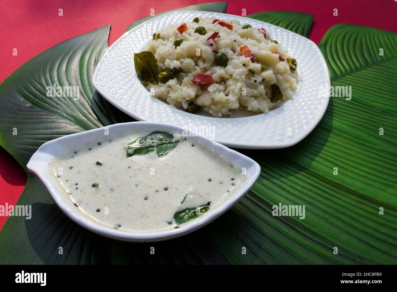 South indian upma hi-res stock photography and images - Alamy