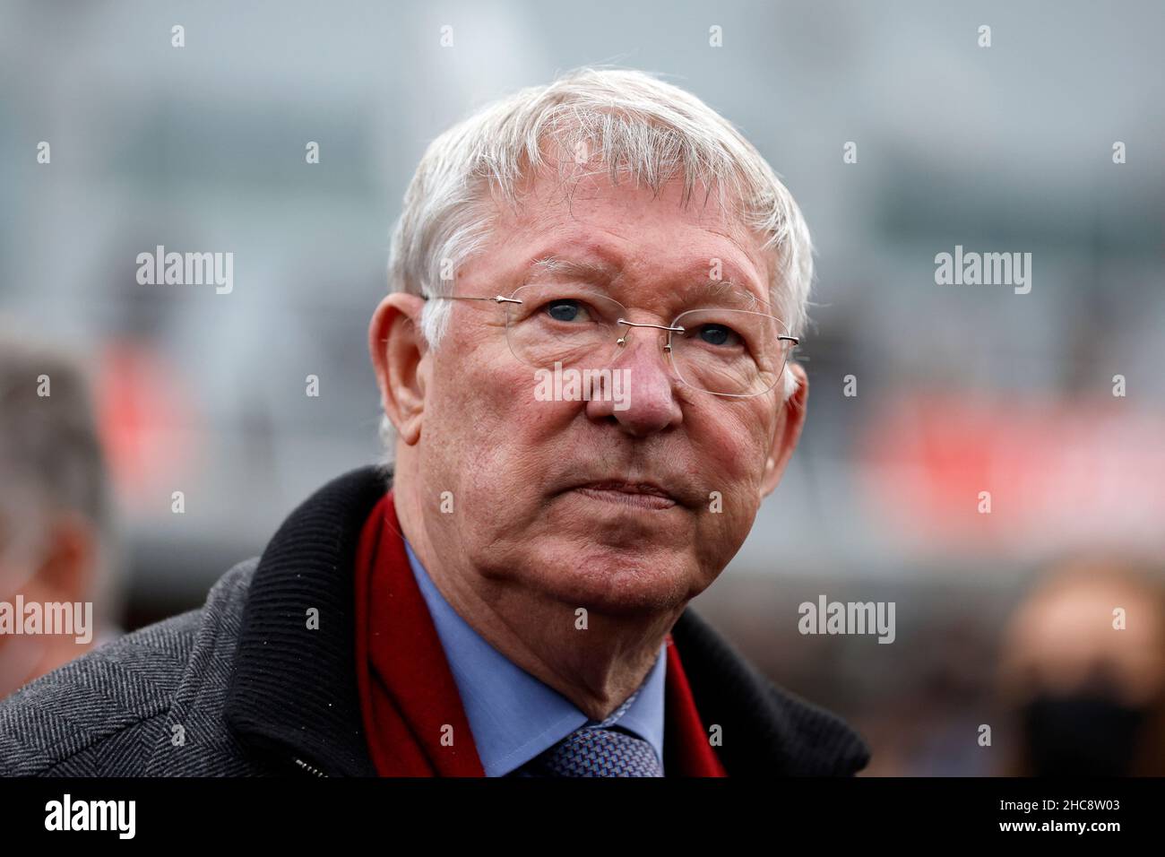 Sir Alex Ferguson attending the King George VI Chase day of the ...