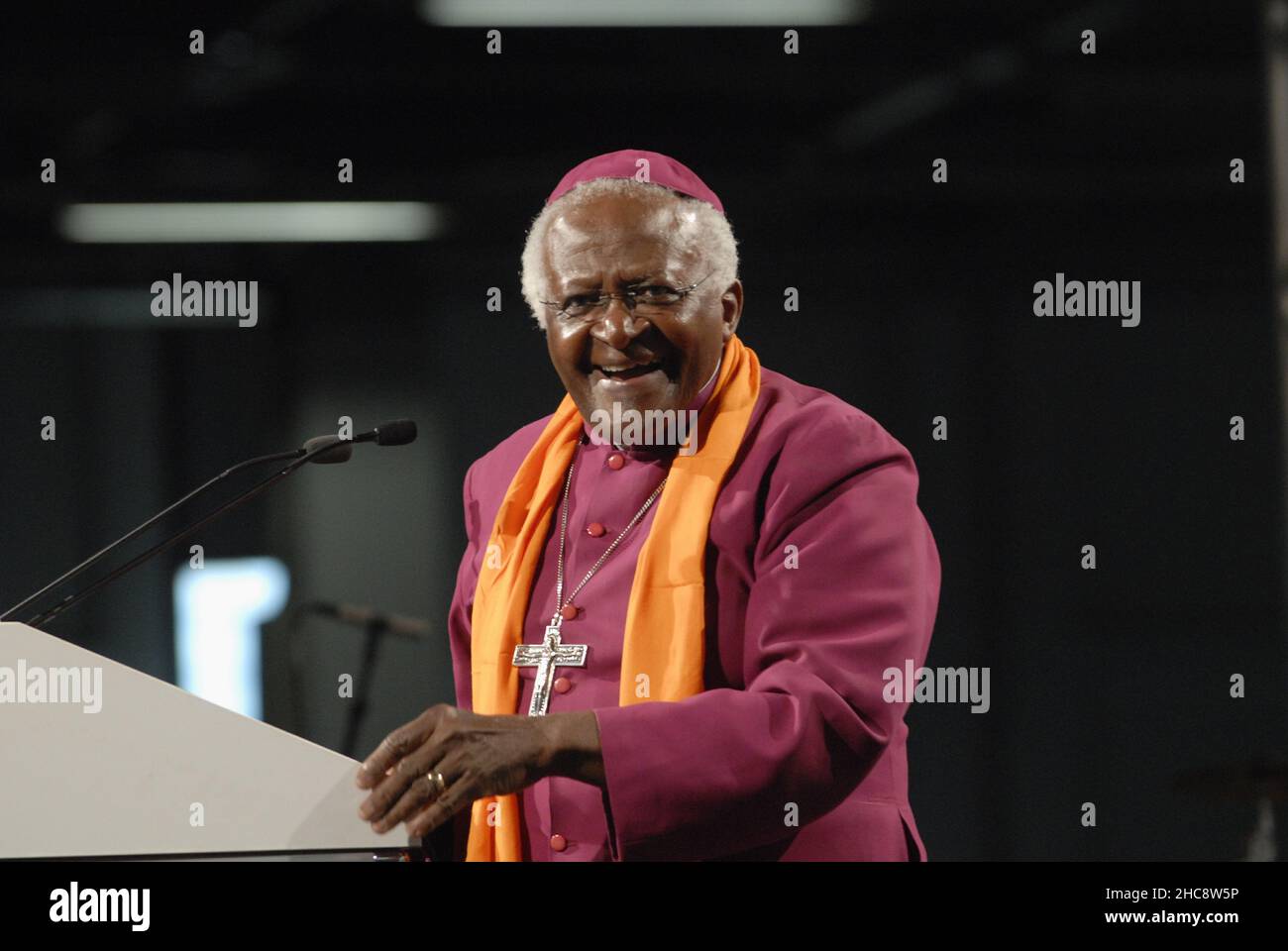 Cologne, Germany. 08th July, 2007. Desmond Mpilo Tutu, Bishop of Cape ...
