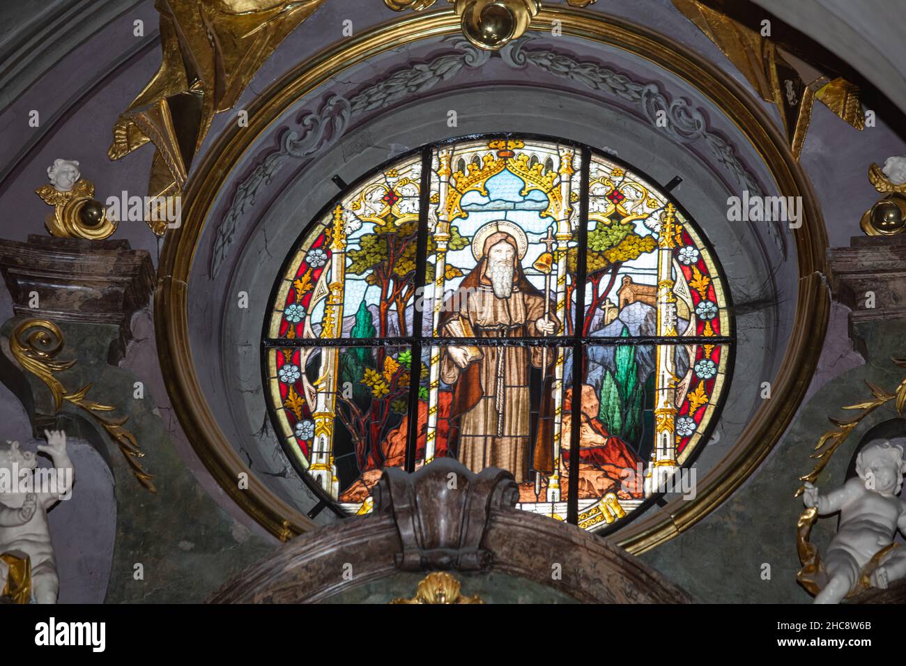 Lviv, Ukraine - December 25, 2021: Interior of The Archcathedral ...