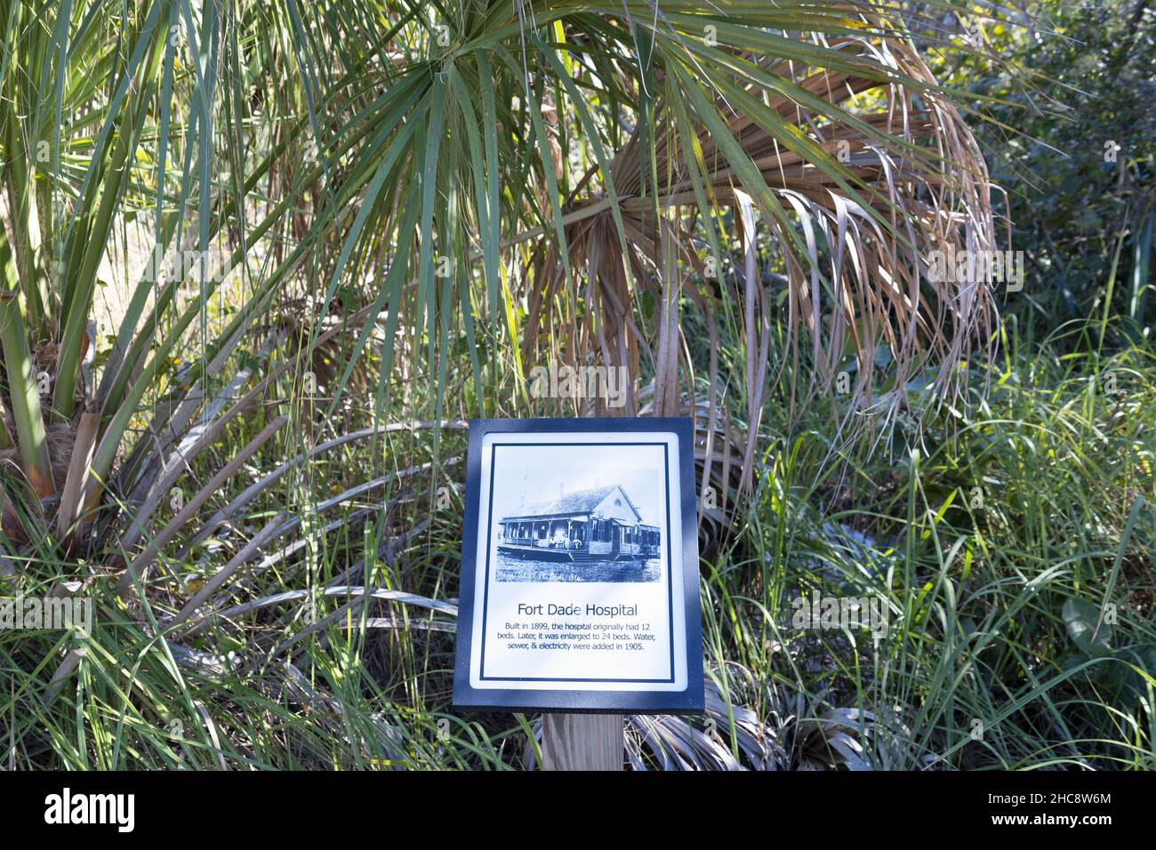 The site of the Fort Dade Hospital at Egmont Key in St. Petersburg ...
