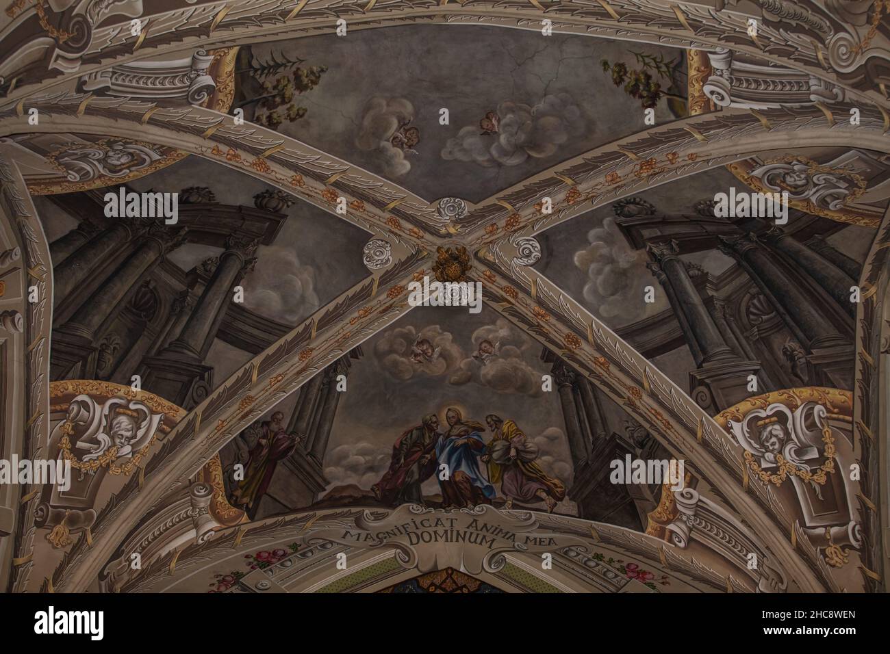 Lviv, Ukraine - December 25, 2021: Interior of The Archcathedral ...