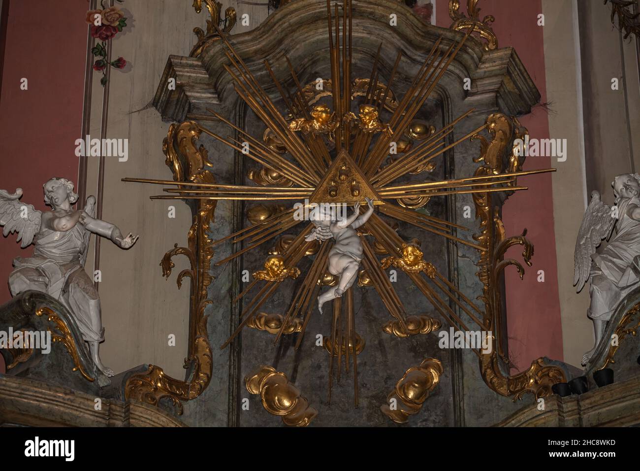 Lviv, Ukraine - December 25, 2021: Interior of The Archcathedral ...