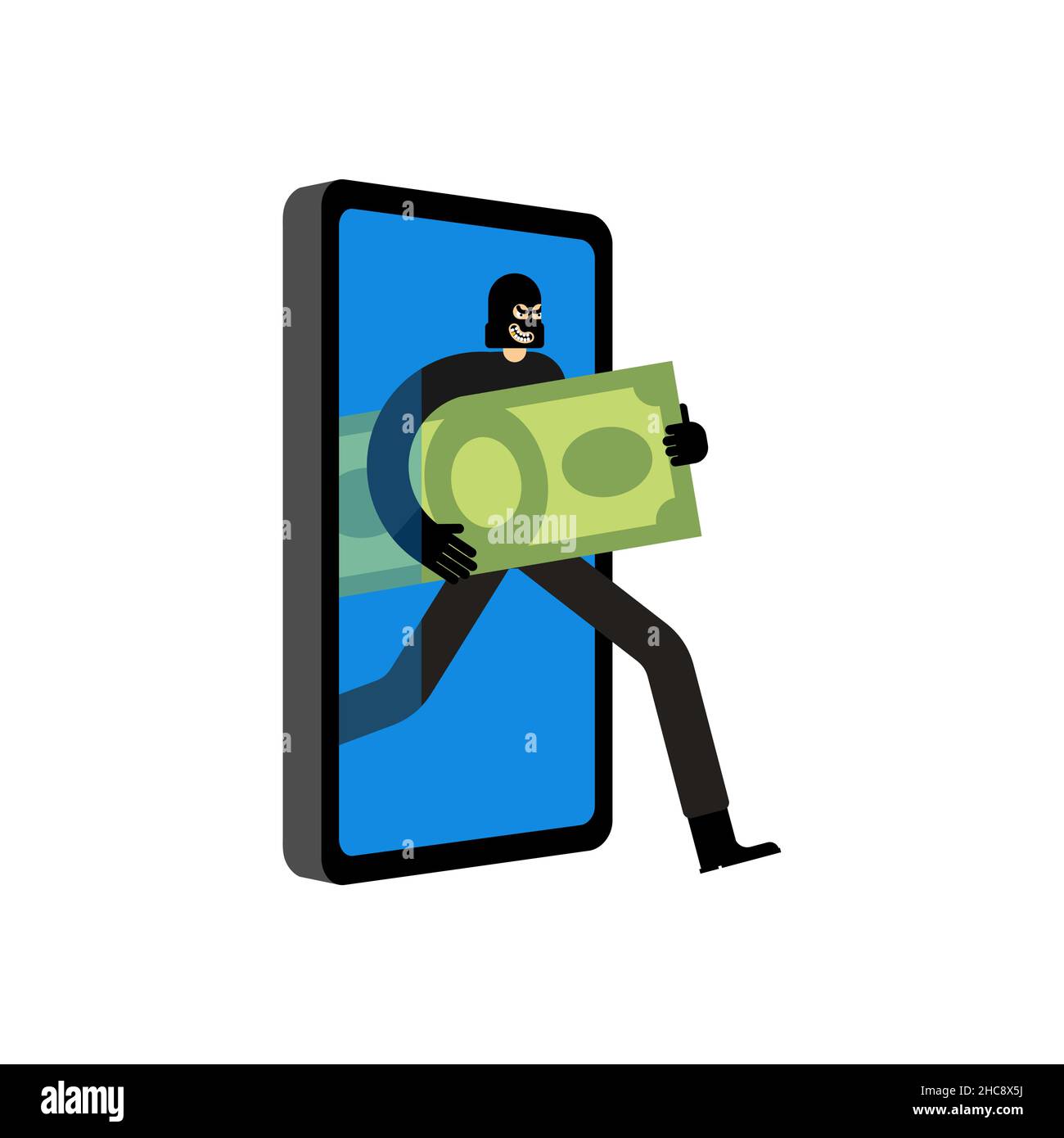 Scammers money Stock Vector Images - Alamy