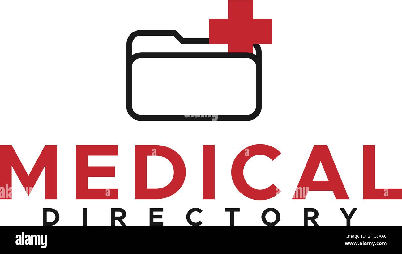 Modern design MEDICAL DIRECTORY health logo design Stock Vector Image ...