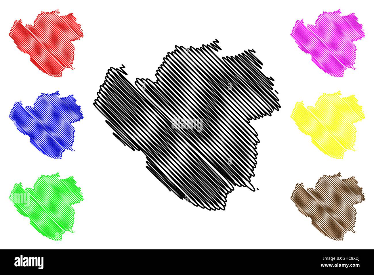 Pauri Garhwal district (Uttarakhand or Uttaranchal State, Republic of ...