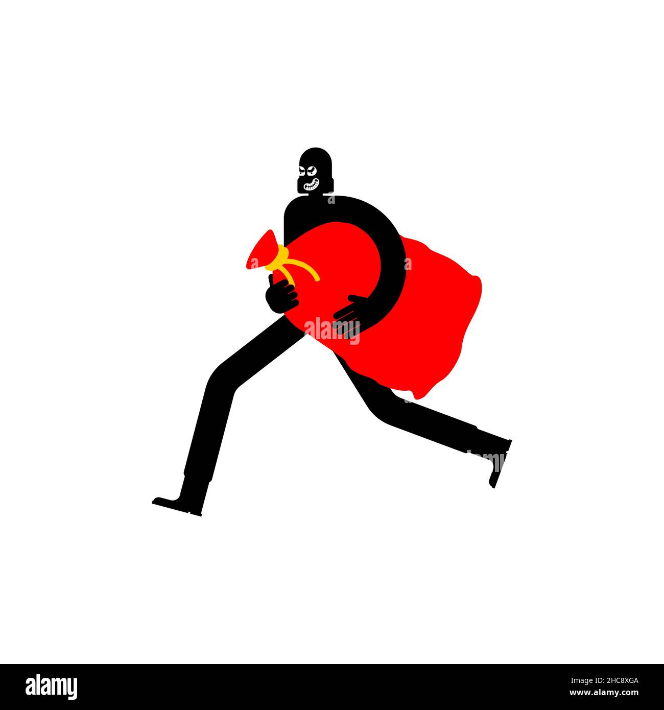 Santa claus bank robbery hi-res stock photography and images - Alamy