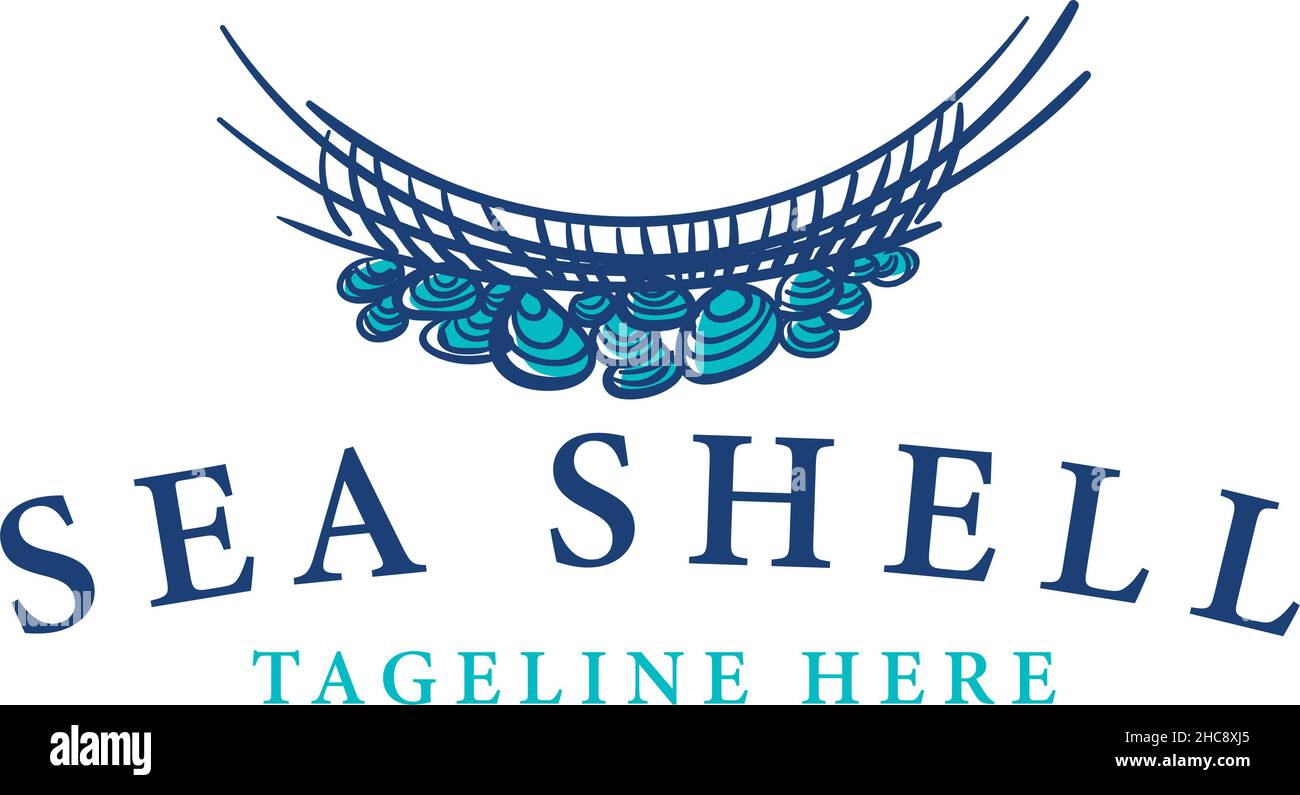 Modern design colorful SEA SHELL ocean logo design Stock Vector Image ...