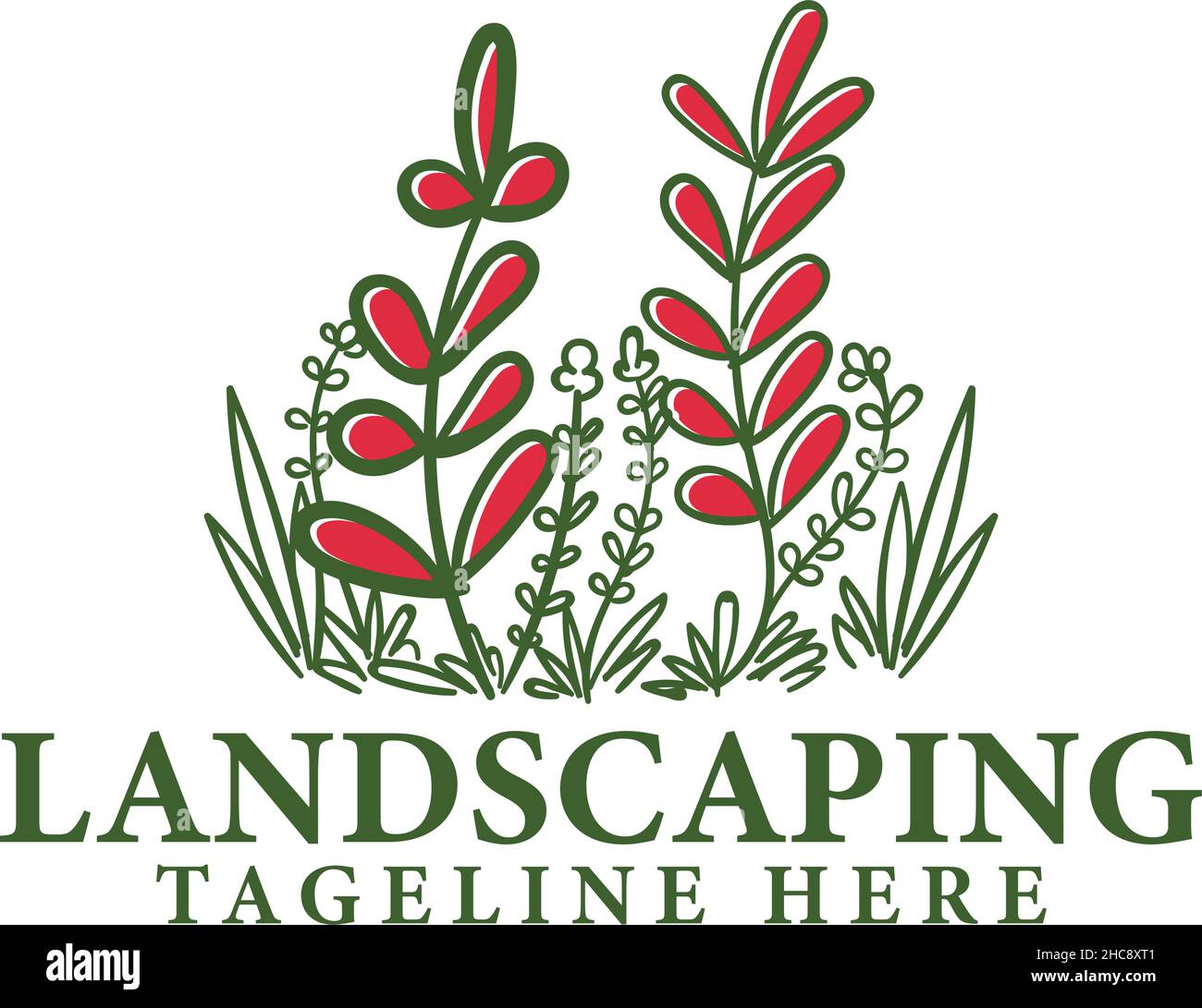 Exterior greenery Stock Vector Images - Alamy