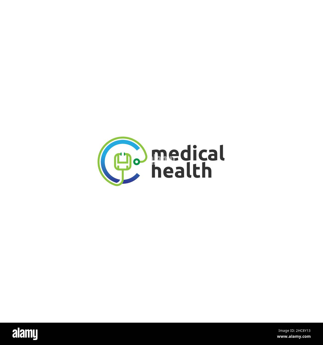Health care logo design hi-res stock photography and images - Alamy