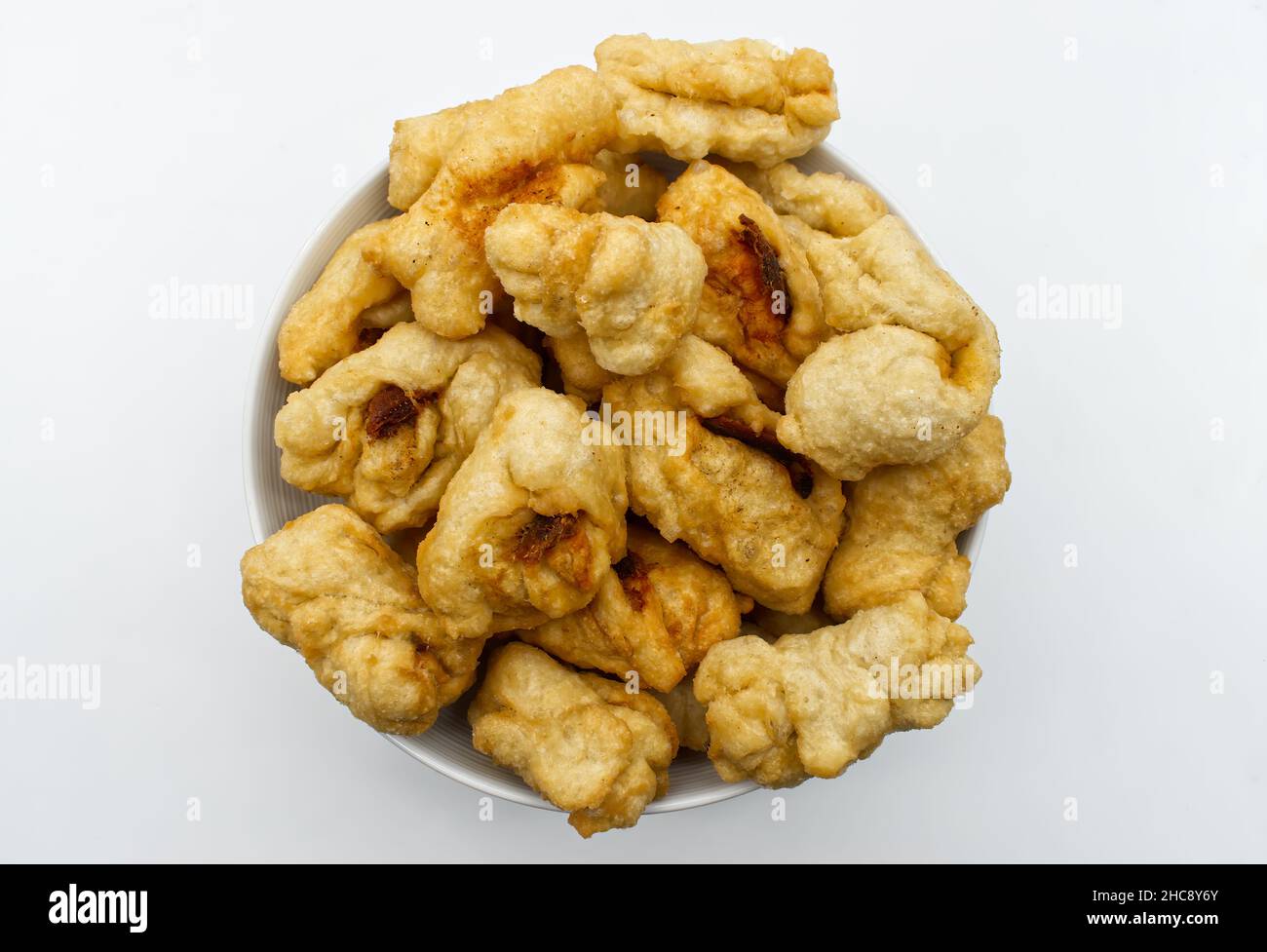Traditional Italian Crispeddi Calabresi ca lici. Fried salted donuts ...