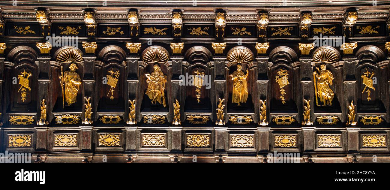 Lviv, Ukraine - December 25, 2021: Interior of The Archcathedral ...