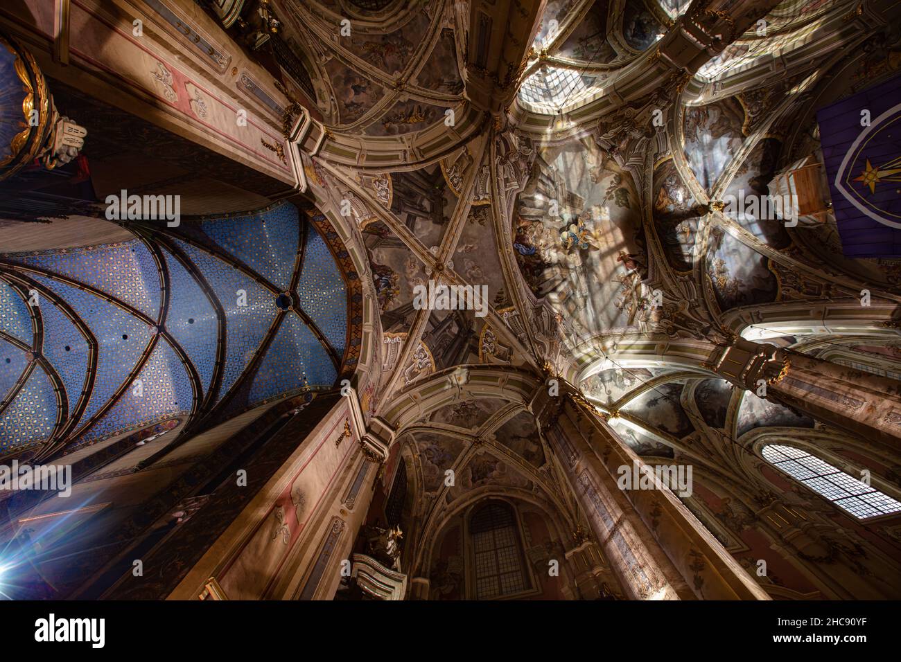 Lviv, Ukraine - December 25, 2021: Interior of The Archcathedral ...